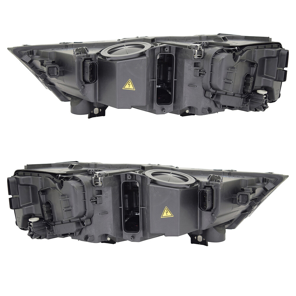 PAIR OF HEADLIGHTS FITS AUDI Q7 PREMIUM PLUS 3.0 2017 2018 2019 BY 4M0 ...