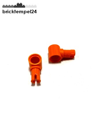 LEGO Technik 15100: 2x Pin Verbinder mit Rundloch orange (pin) Neu ...