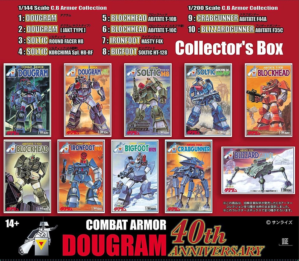 Doyusha Complete Edition Sun Fang Dougram 40th Anniversary Collector's ...