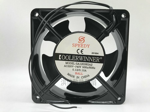 1 PCS SPEEDY Fan SA1238SA2 AC 220V-240V 12038 12CM 2 Wire Aluminum frame | eBay
