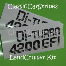 Di Turbo 4200 EFI Replacement Decal Sticker to Suit Toyota Landcruiser ...