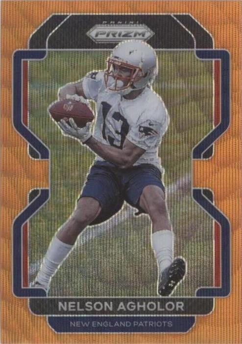 2021 Panini Prizm - Nelson Agholor #94 Orange Wave Prizm /60 for sale ...