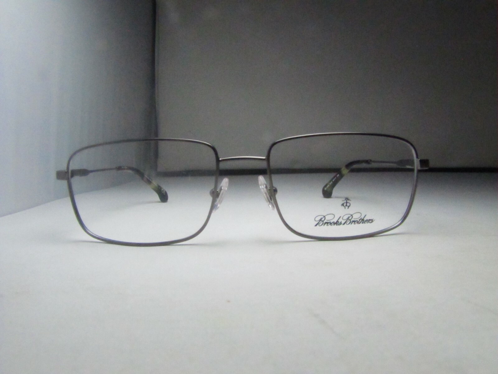 Brooks Brothers BB1035 1512 MATTE DARK GUNMETAL 55-17-145 FLEX HINGES ...