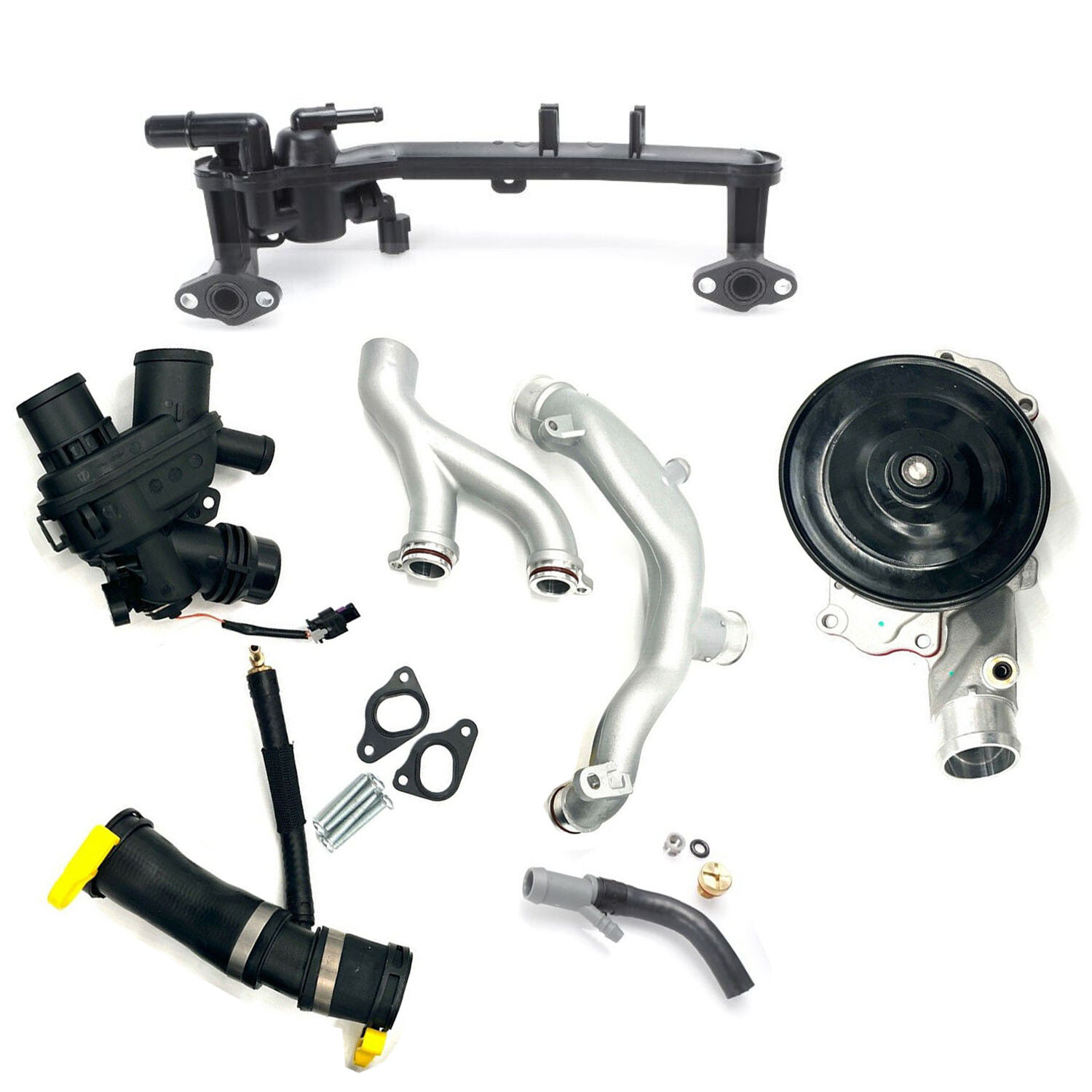 For 2006-2016 Jaguar Land Rover Coolant Water Pump & Thermostat Hose ...