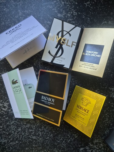 MENS AFTERSHAVE Bundle JOB LOT Lacoste Creed Travel Mini Ysl Tom Ford ...