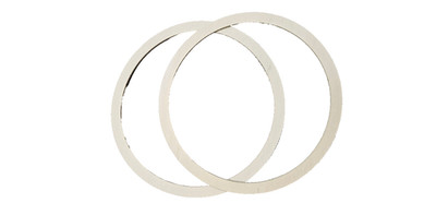 Qty 2 Reinz AFM-34 / VR-90 Flat Ring Gasket w/o Rib, 8.5"OD 7.5"ID 2mm ...