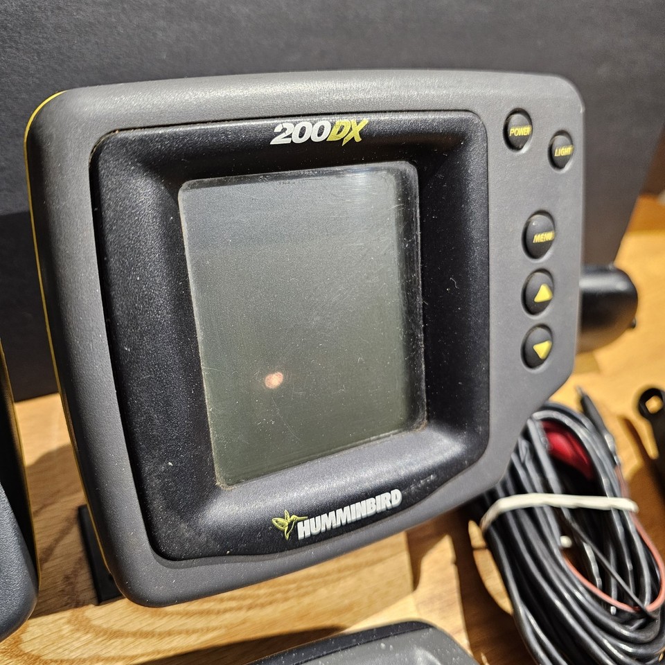Lot of FOR PARTS HUMMINGBIRD FISH Finders Raymarine 200DX Wide Eye 160 ...