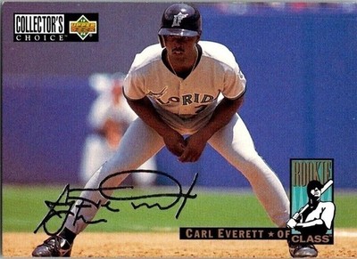 Carl Evertt Collector’s Choice Upper Deck 6 Florida Marlins 1993 ...