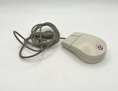 Vintage 90s Dexxa Serial Ball Mouse M-M27 Beige 2-Button Retro PC WYSE ...