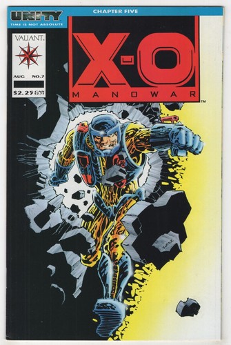 X-O Manowar #7 (Aug 1992, Valiant) [Unity] Bob Layton Michael Leeke ...