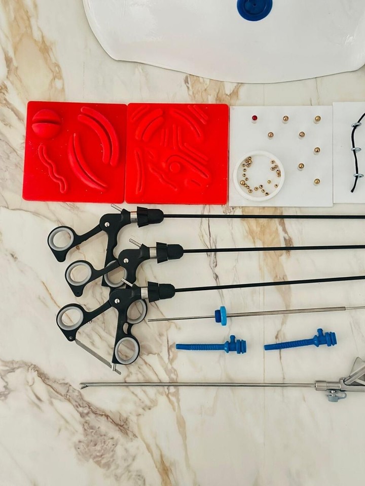 Laparoscopic Endo Trainer Simulator Training Box Camera Instruments Set ...