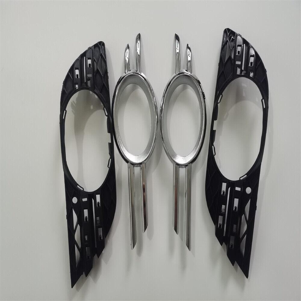 2x Car Front Bumper Fog Light Cover Grill Trim Kit For Benz W211 E320 ...