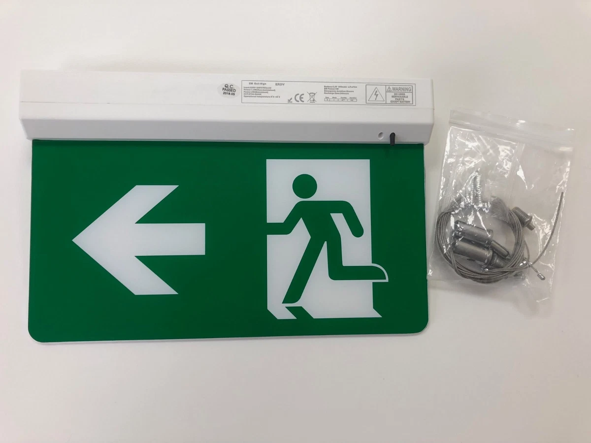 Ceiling Mounted Emergency Exit Signs | Shelly Lighting