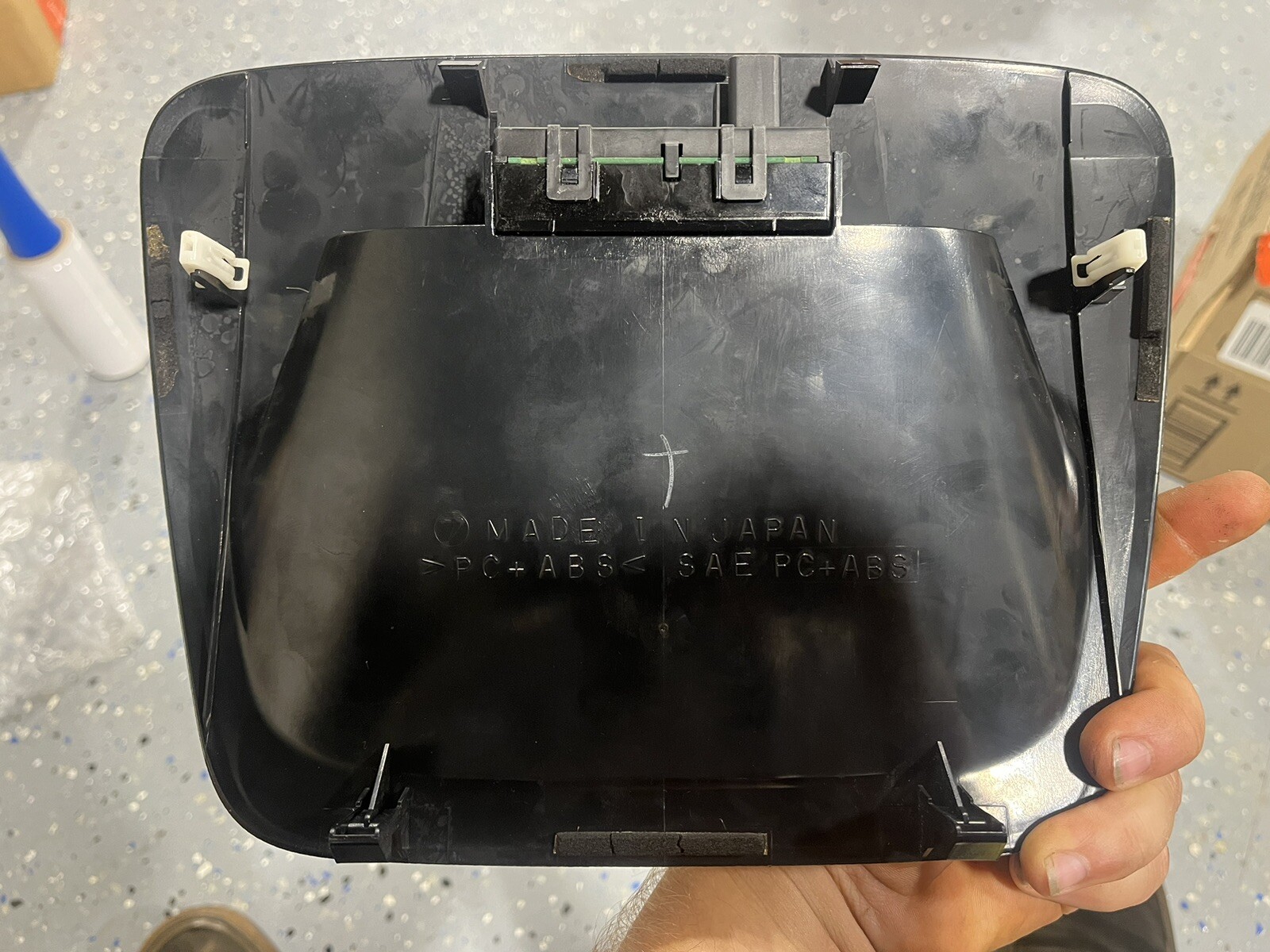 02 03 04 05 07 SUBARU IMPREZA WRX STI CENTER DASH CLOCK TRIM BEZEL ...