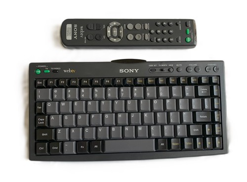 Sony Webtv Keyboard SWK-8630 And Remote Control RM-Y142 | eBay