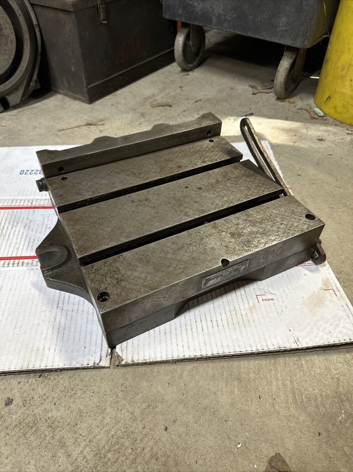 Bridgeport Milling Machine Sine Table Tilting Angle Plate Setup Block ...