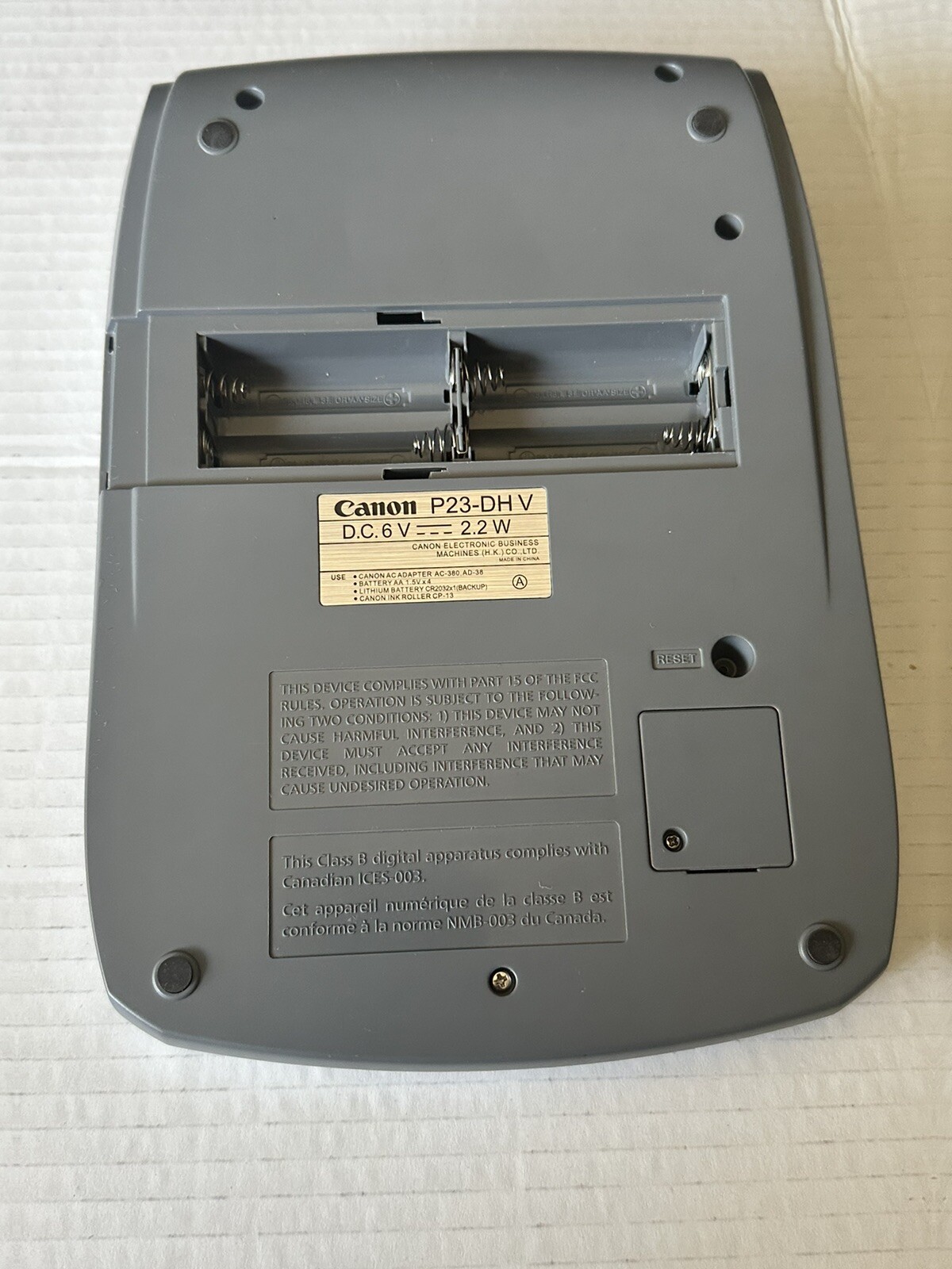 High Speed Printer Canon P23-DH V Desktop Printing Tax Calculator ...