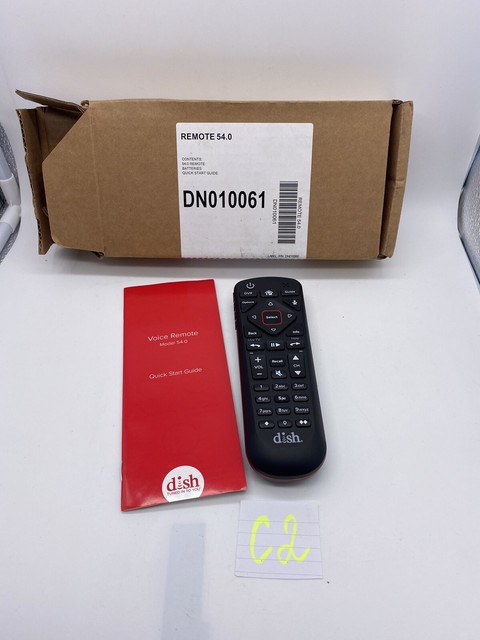 Dish Network 54.0 UHF 2g Voice Command Remote Control 54 Series 213164 ...