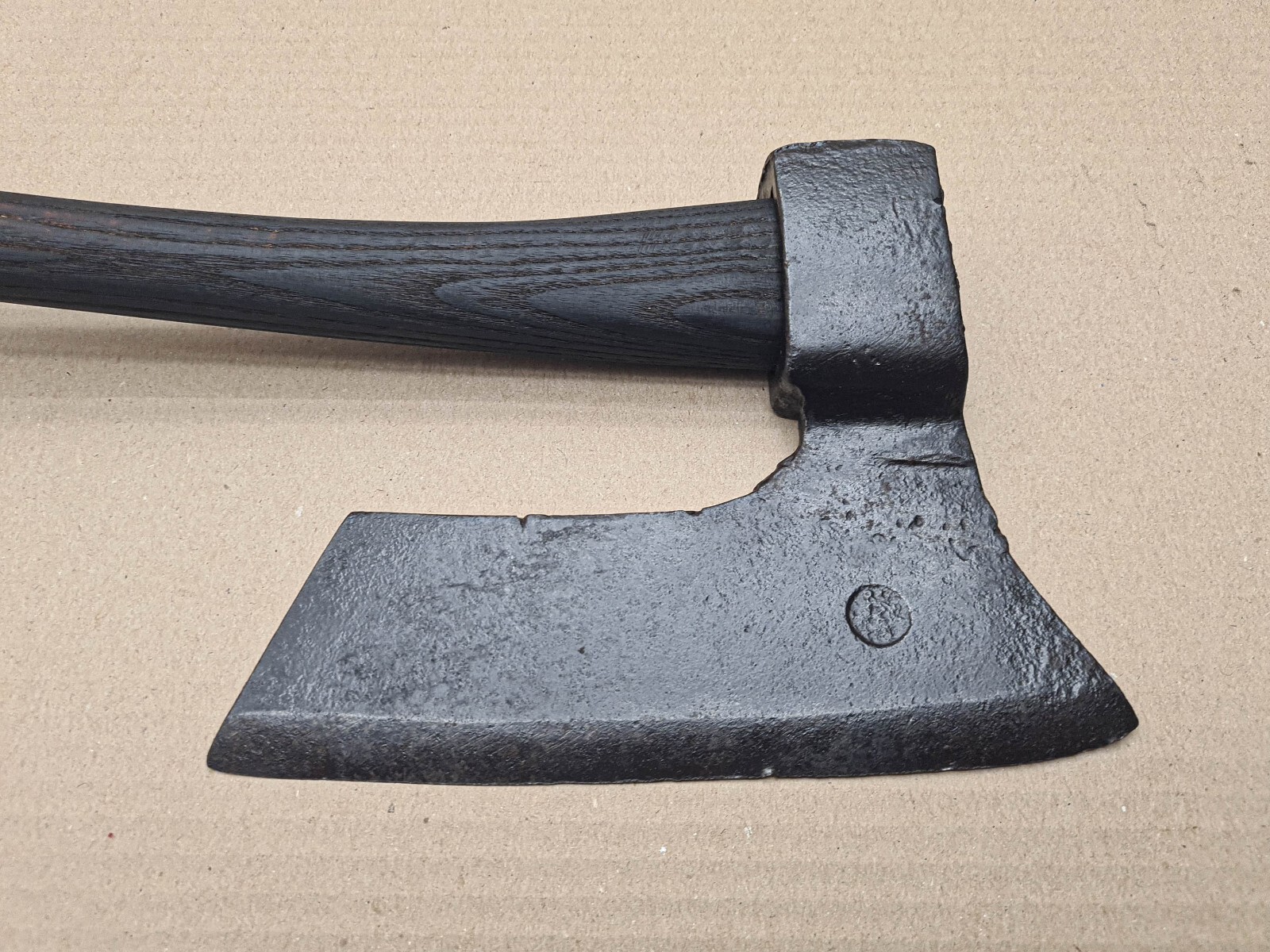 Antique Rare Primitive Wrought Hewing Goosewing Bearded broad Axe ...