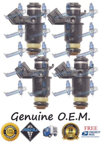 Upgrade OEM Reman Honda D 4x Fuel Injectors D17A2 Civic EX 1.7L Stamped ...