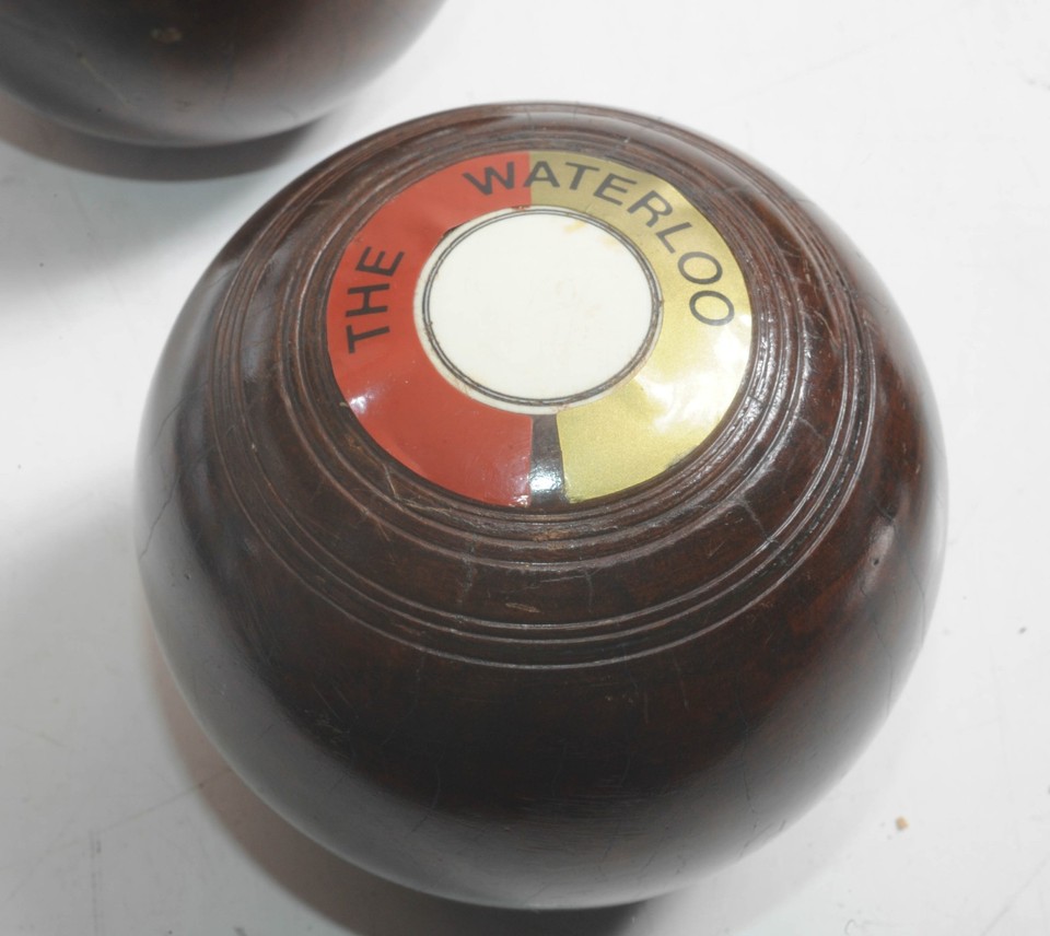 2 x Vintage CR Crown Green Bowls - The Waterloo | eBay