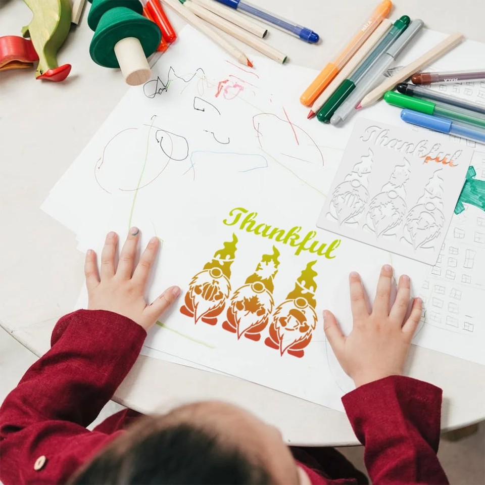 20 PCS Templates for Crafts Drawing Painting Spraying Stencil Stencils ...