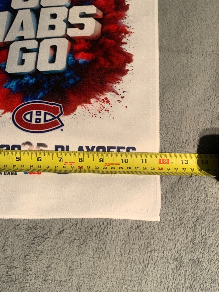 NHL Montreal Canadiens 2025 Hockey Playoffs Rally Towel Stanley Cup | eBay