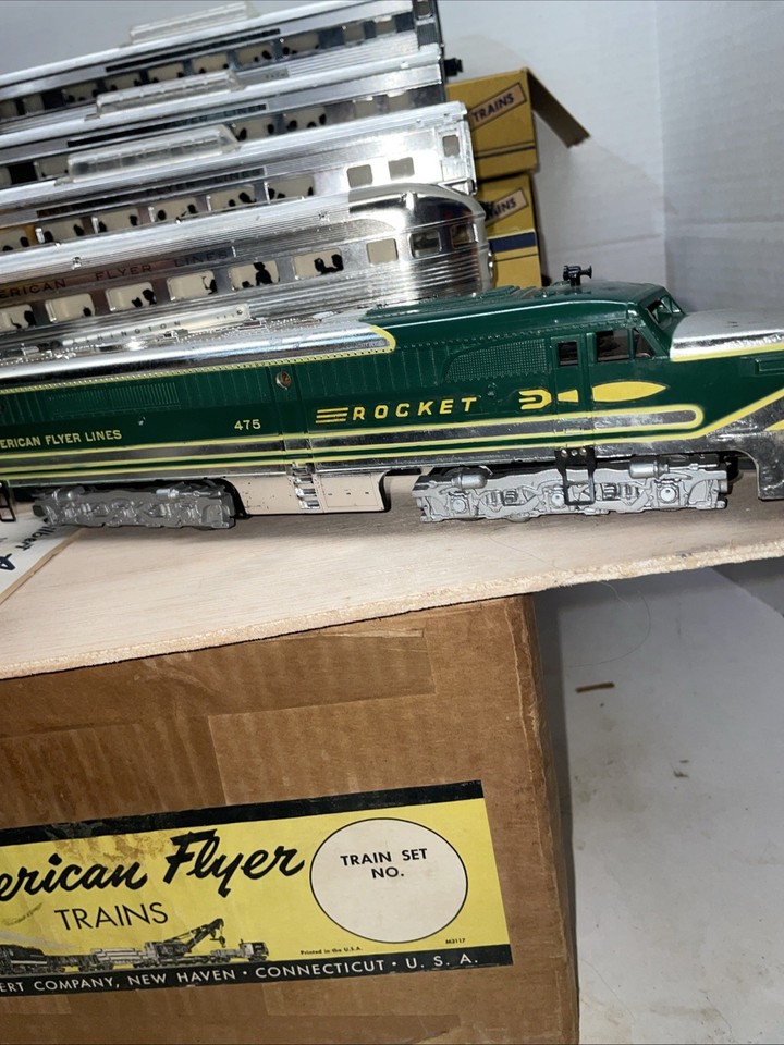 American Flyer Rocket Set Original Boxes Wrap And Set Box Super Clean ...
