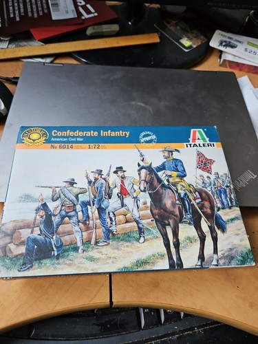 Italeri 6014 1/72 Scale Model Kit American Civil War Confederate Troops ...