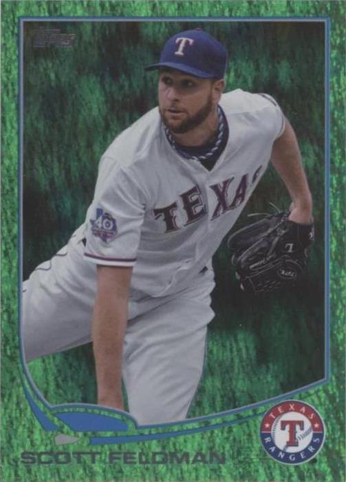 2013 Topps - Scott Feldman #39 Emerald Foil for sale online | eBay