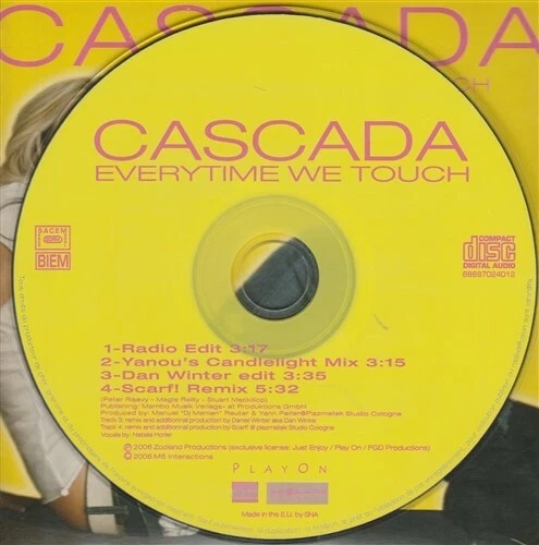 Cascada Everytime We Touch Single