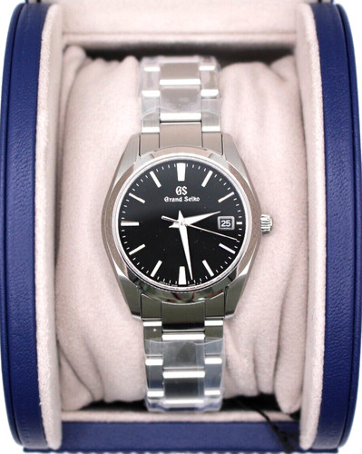 SEIKO Grand Heritage Collection SBGX261 Black Quartz Stainless steel ...