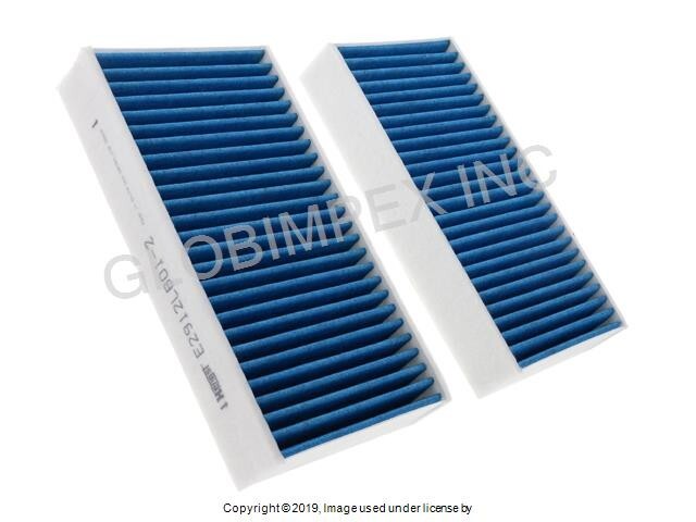 MERCEDES (2006-2012) Cabin Air Filter Set HENGST BLUE CARE + 1 YEAR ...