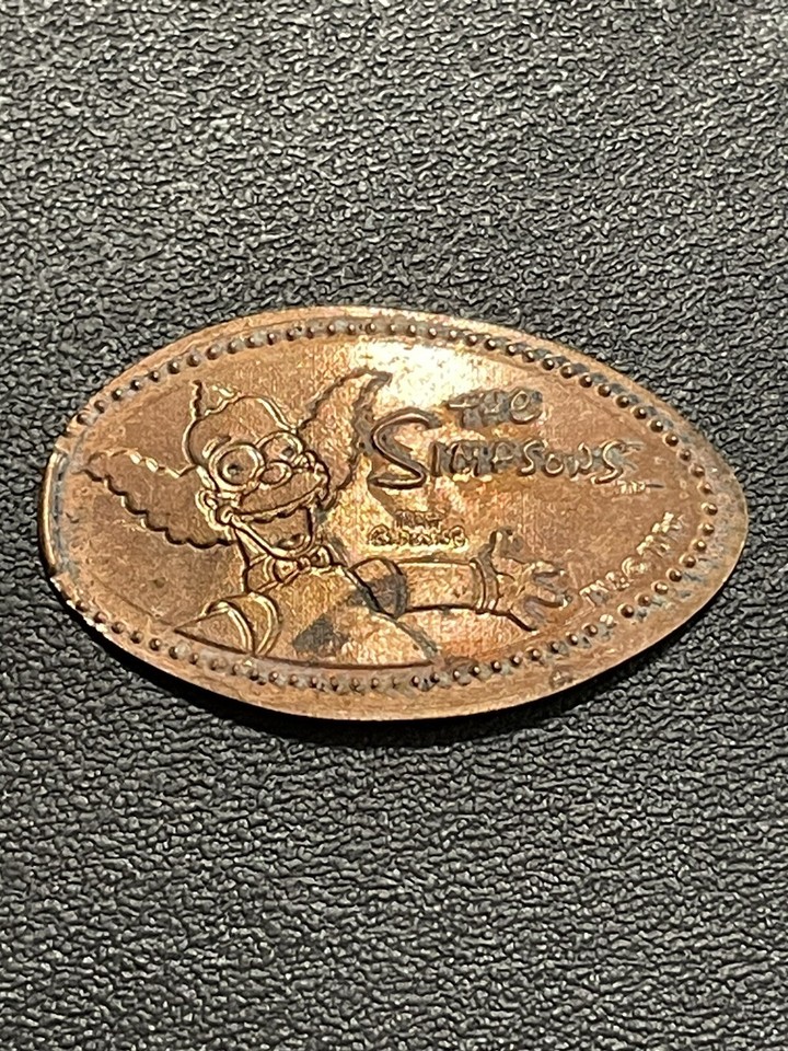 The Simpsons Krusty The Clown Elongated Penny #112506 | eBay
