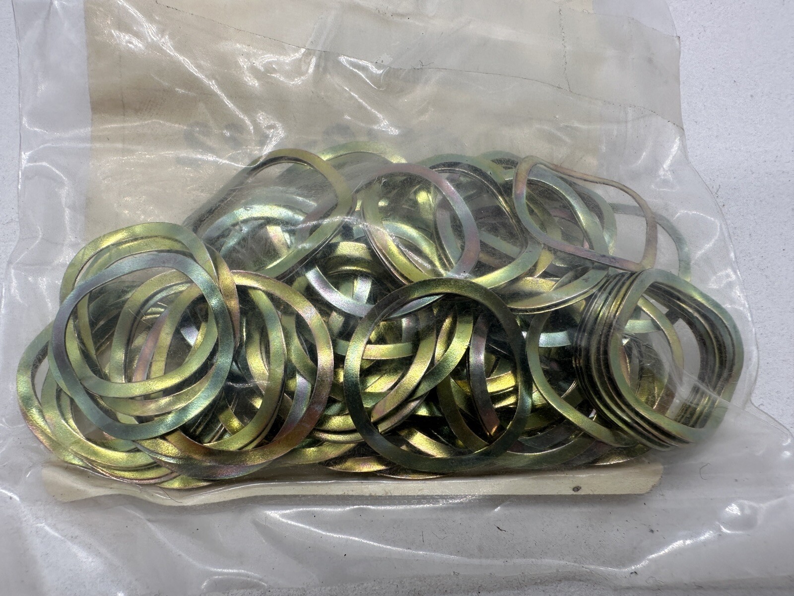 (100 QTY) SEASTROM 5806-267-2-z2 WAVY WAVE SPRING STEEL WASHER CADMIUM ...