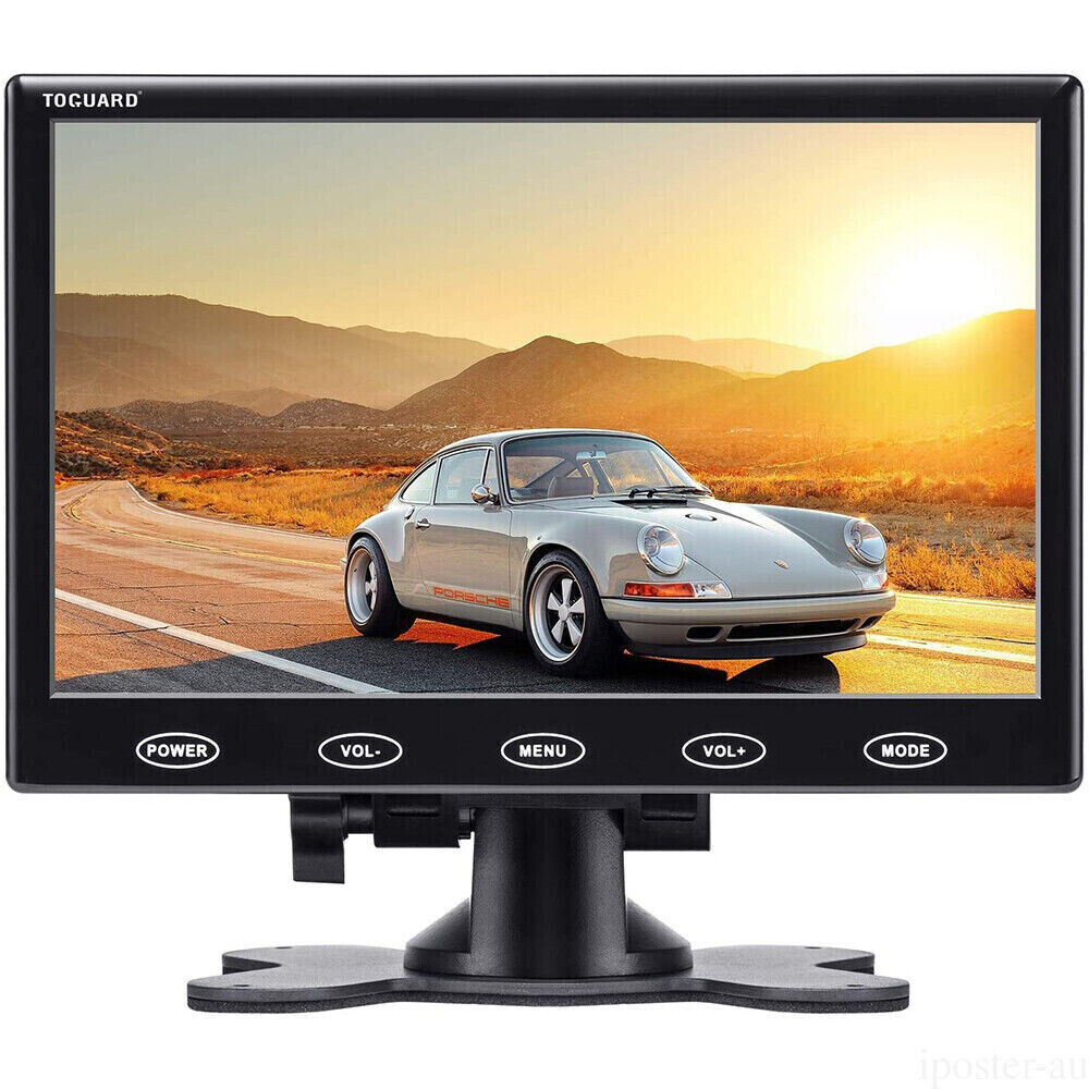 Portable Monitor 7" LCD Display Screen with AV VGA HDMI Input for PC ...