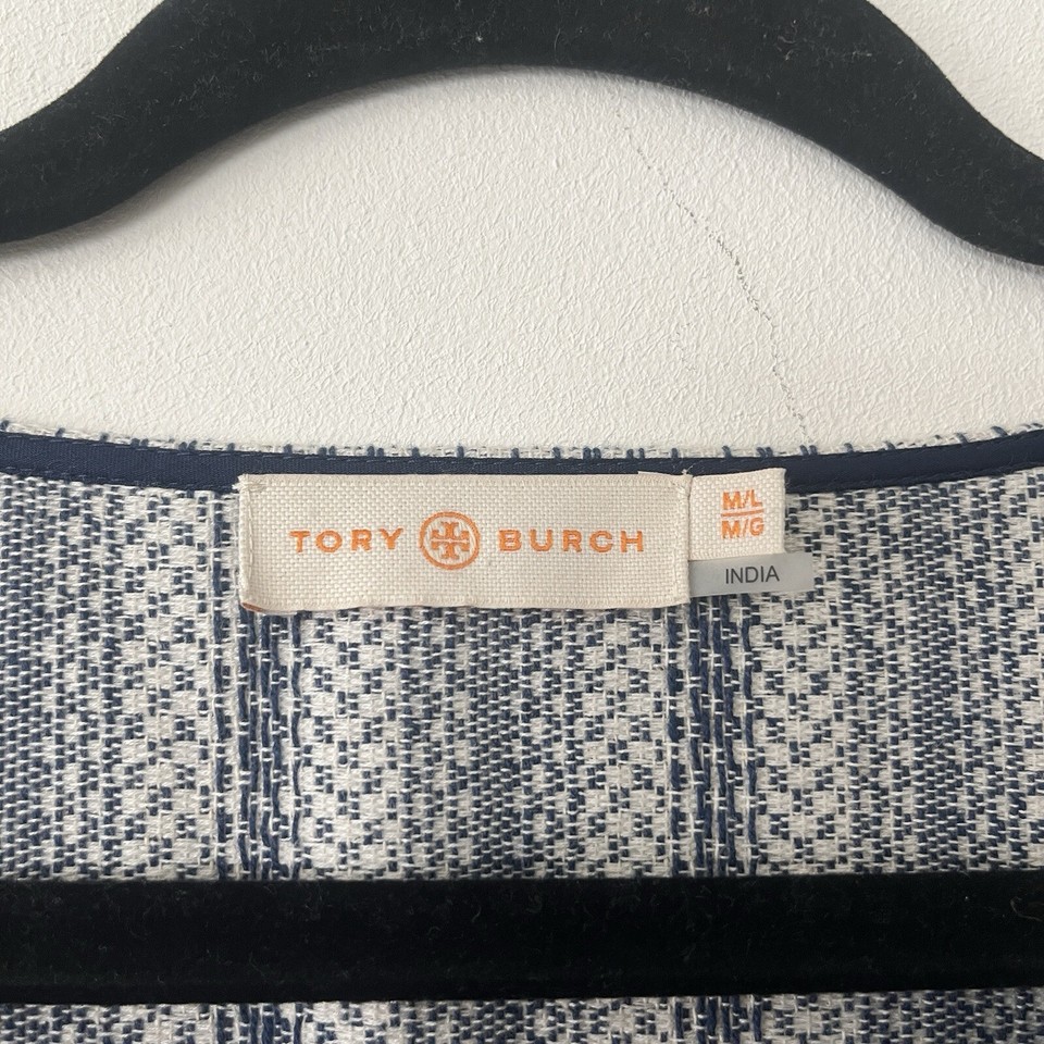 Tory Burch BLAIRE tunic poncho top serape chimayo blanket fringe Aztec ...