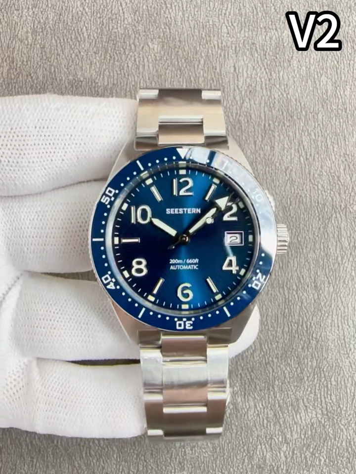 2024 SEESTERN Diver Men's Watch Automatic Mechanical 20ATM Sapphire ...