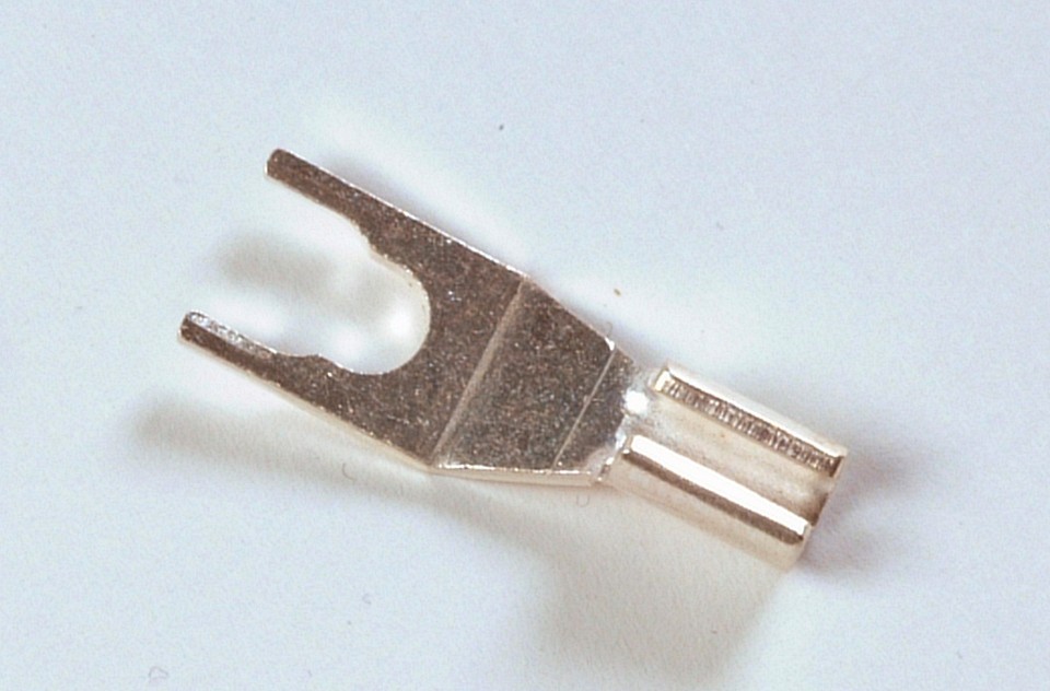 8 Luminous Audio Silver-plated pure copper spade lugs. Speaker ...