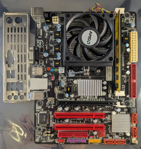 Biostar A780LB Socket AM3 AMD Athlon 64 X2 CPU Motherboard RAM Bundle ...