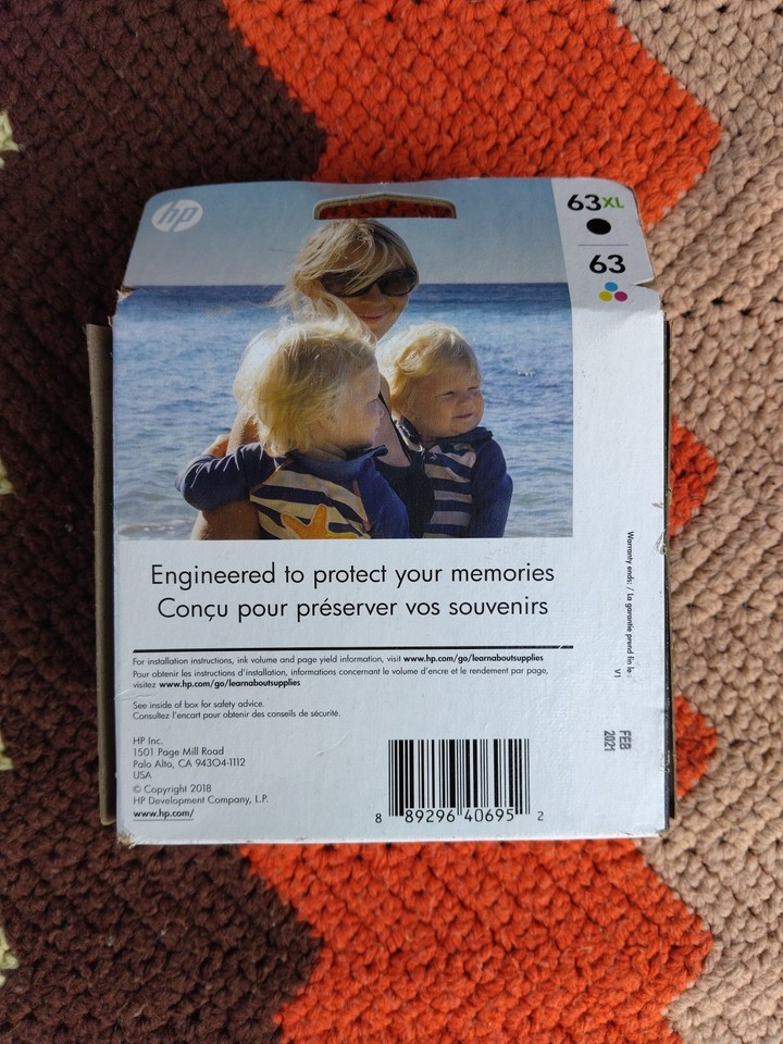 Genuine HP 63XL Black HP 63 Regular Color Ink Cartridges Combo Set | eBay