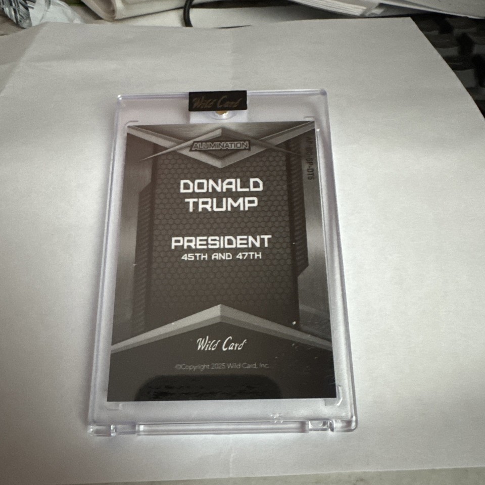 Donald Trump Wild Card Allumination 2/10 2025 | eBay