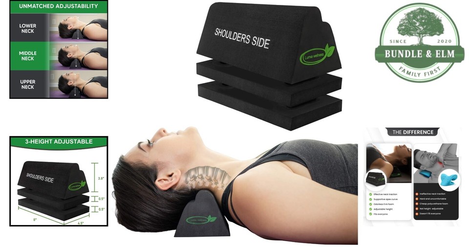 Cervical Orthotic Foam Traction Device Posture Neck Spine Relief ...