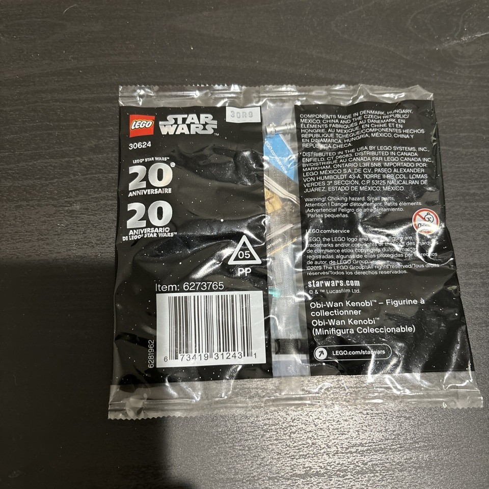 New LEGO 30624 Star Wars Obi-Wan Kenobi 20th Anniversary Minifigure ...