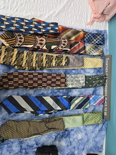 18 Ties RANDOM - Neck Tie Men's - LOT OF 18 Mystery Striped Plaid Solid ...