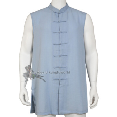 Cotton Tai chi Kung fu Jacket Wushu Wing Chun Vest Shaolin Martial arts ...