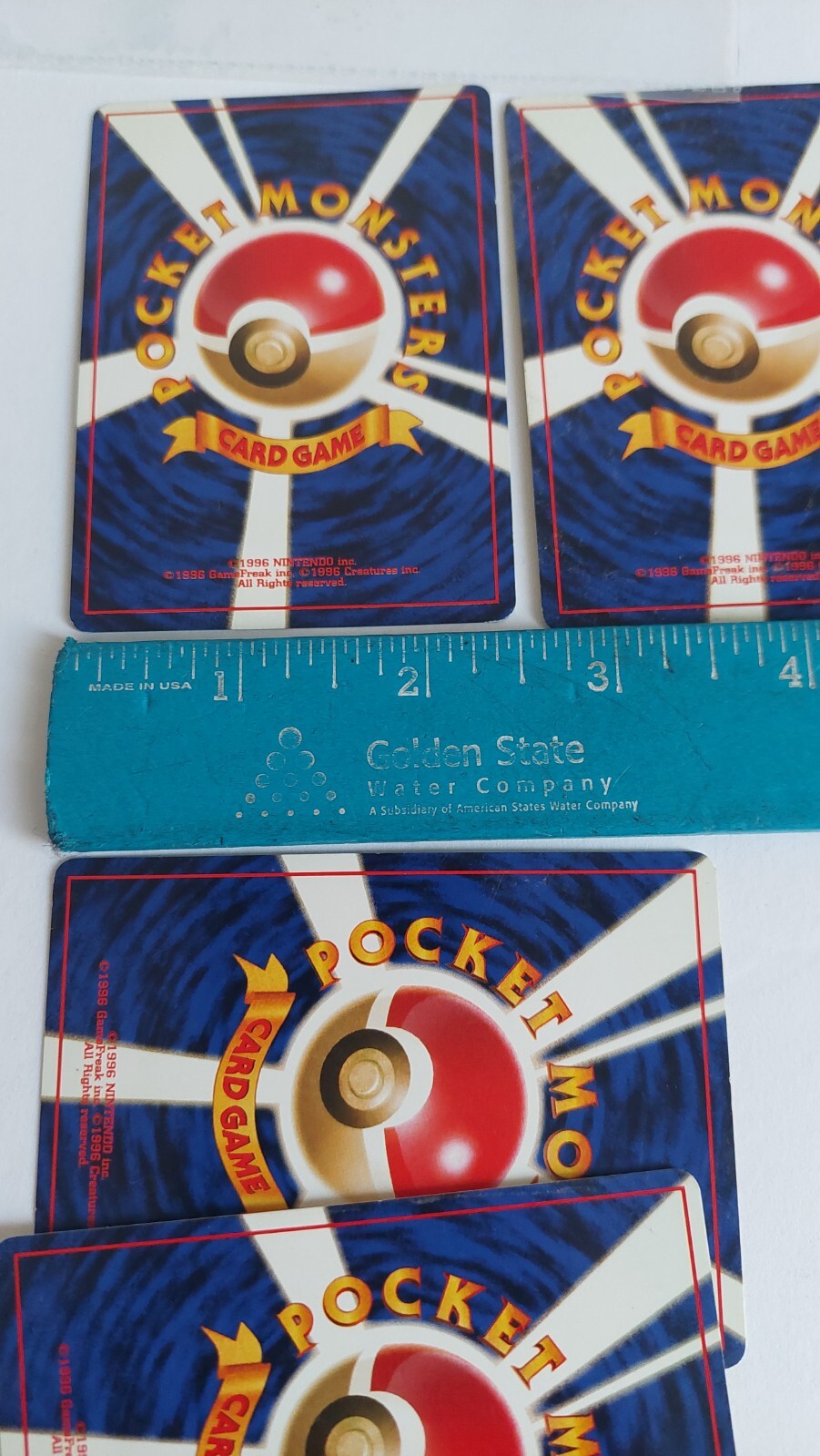 JAPANESE POKEMON, POCKET MONSTERS CARD GAME. 1996 NINTENDO, GAME FREAK ...