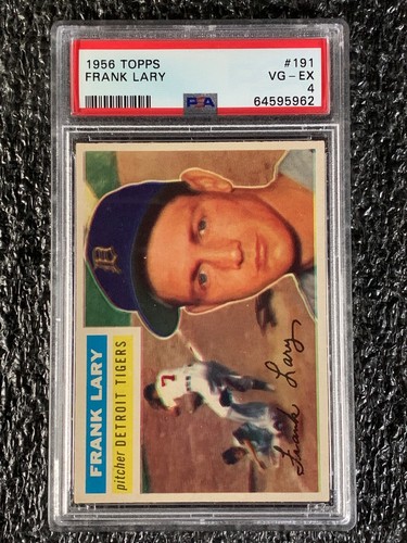 1956 Topps Baseball #191 Frank Lary PSA 4 | eBay