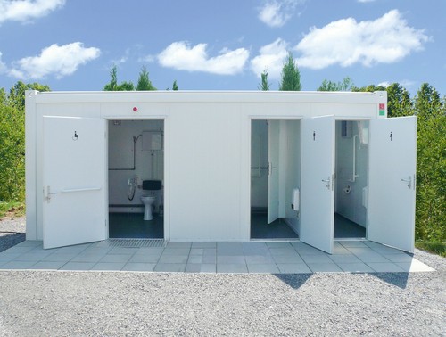 20 ft WC Container barrierefrei / behindertengerecht / zertifiziert n ...