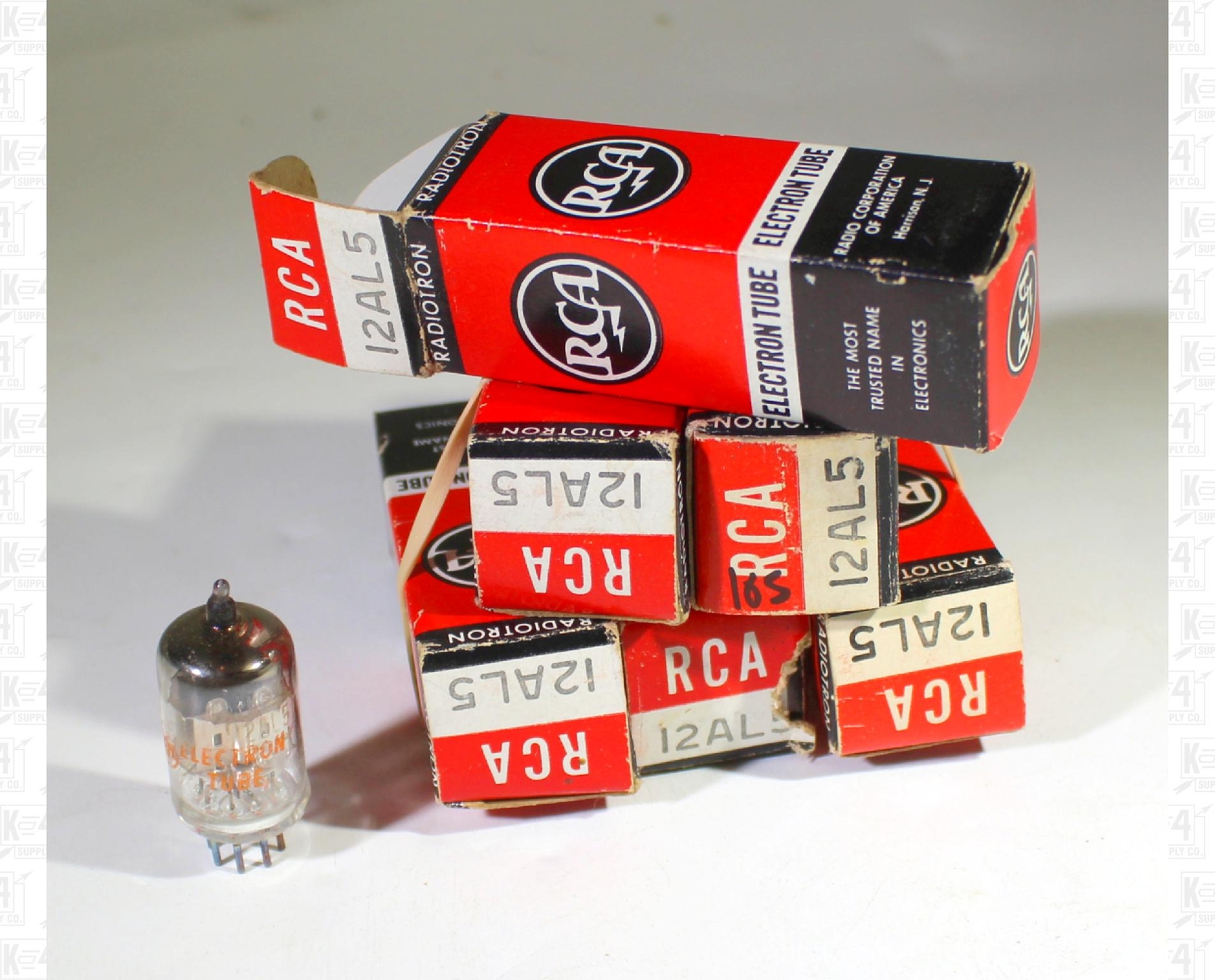 RCA 12AL5 Vacuum Tubes Made In USA Tested NOS Lot Of 6 +Box | eBay